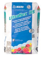 Ciment, colle, ultraflex, prise rapide, polymère, intérieur, extérieur ...