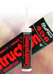 nuflex adhesive, construction adhesive, versatile, professionnal ...